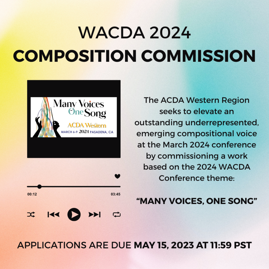 2024 WACDA Pasadena – ACDA Western Region