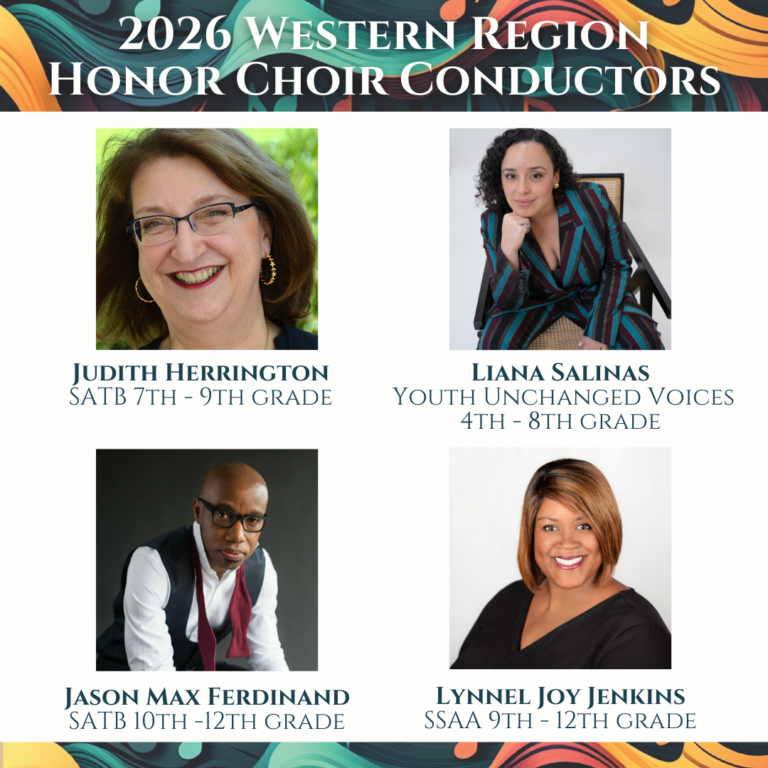 2026 WACDA San Jose Conference - ACDA Western Region